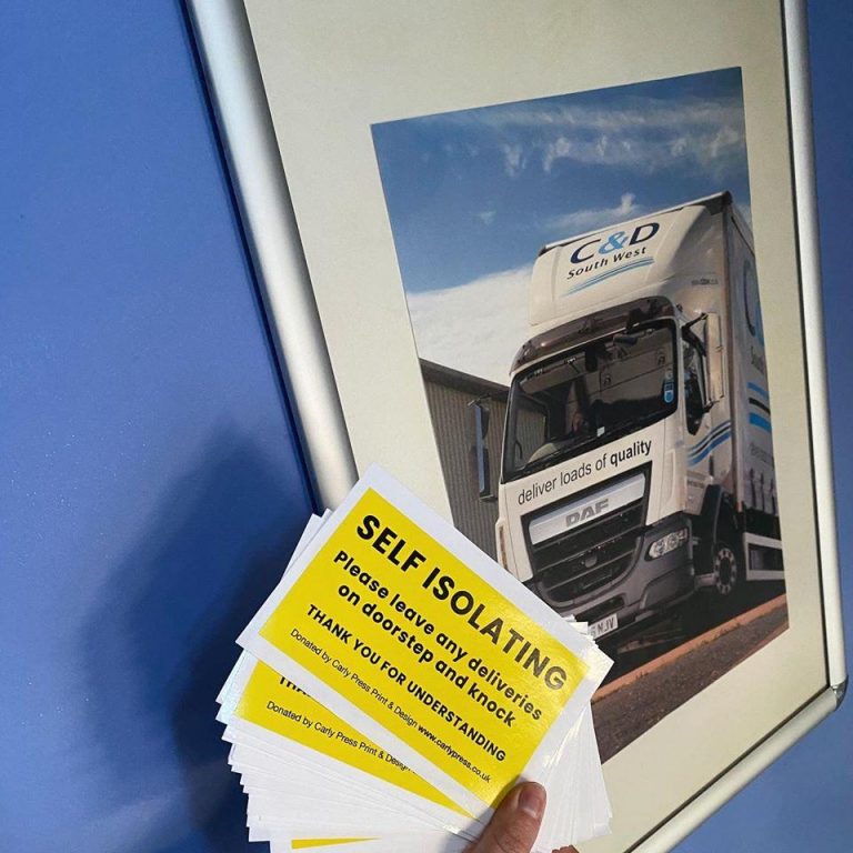Self Isolation Stickers for COVID-19 - C&D South West Ltd