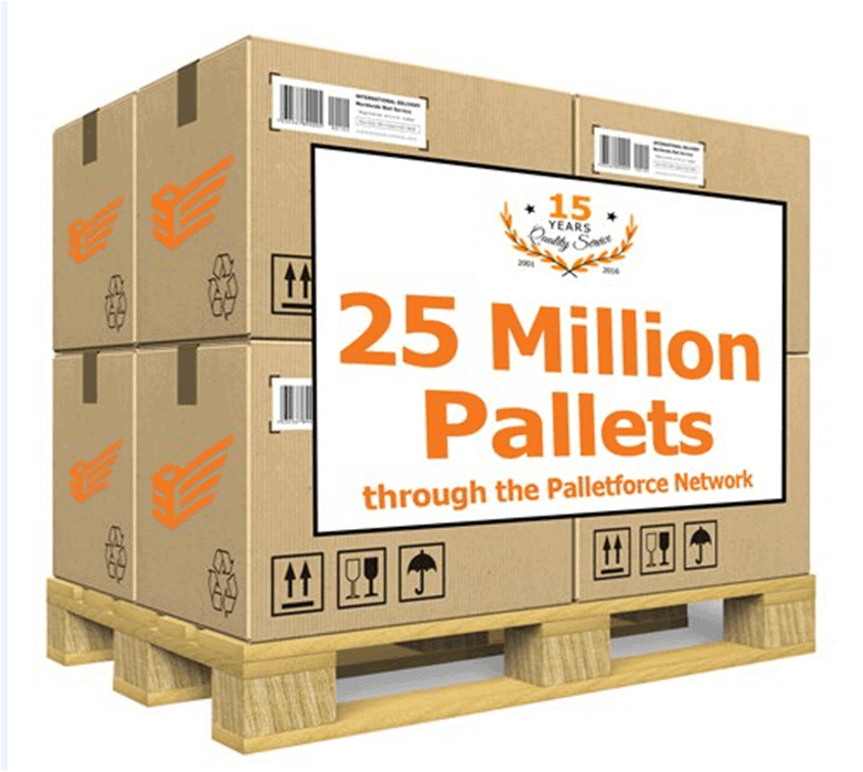 Palletforce Celebrate 25th Million Pallet - C & D South West Ltd